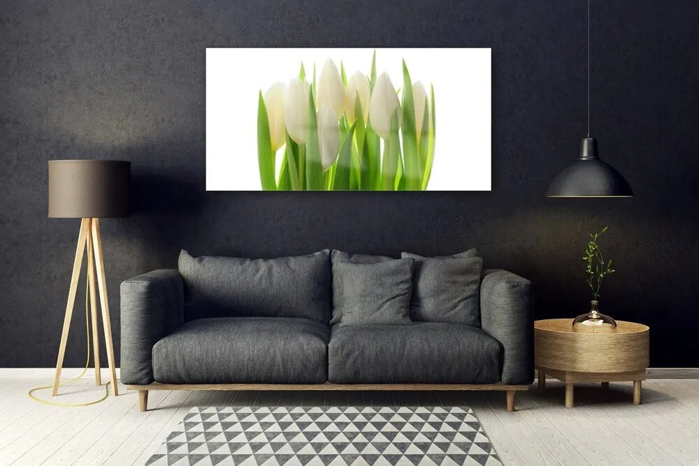 akrylový obraz Tulipány Rostlina Příroda 120x60 cm