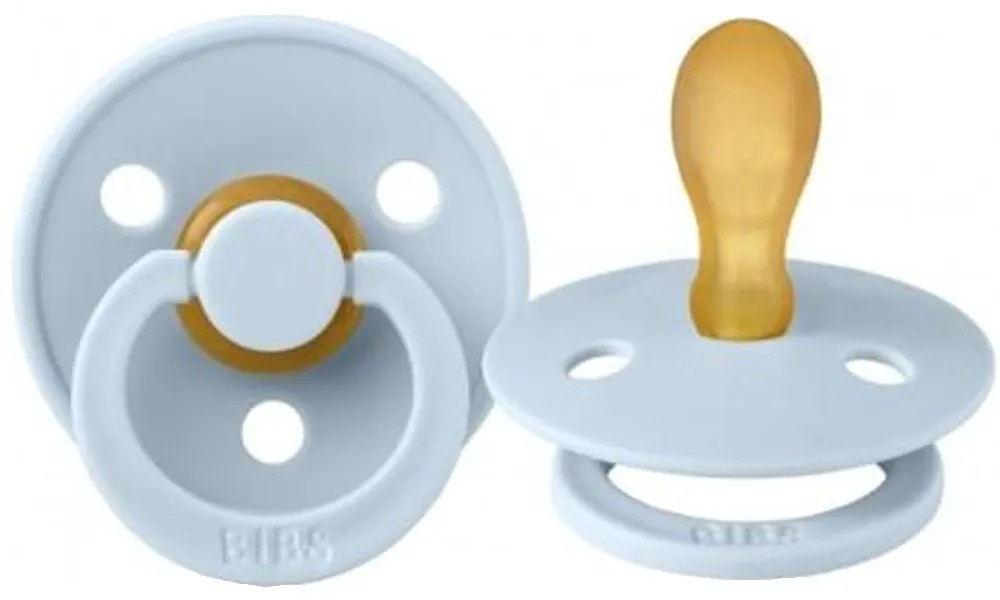 Kaučukový dudlík BIBS, 0-6 m, sv. modrá