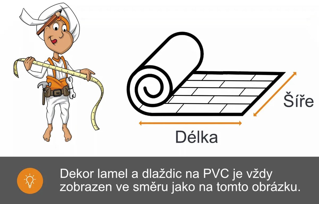 Beauflor, PVC podlaha - lino Toptex Texas Oak 693D - dub, na míru, šíře 5m, hnědá, filc, chodba / předsíň