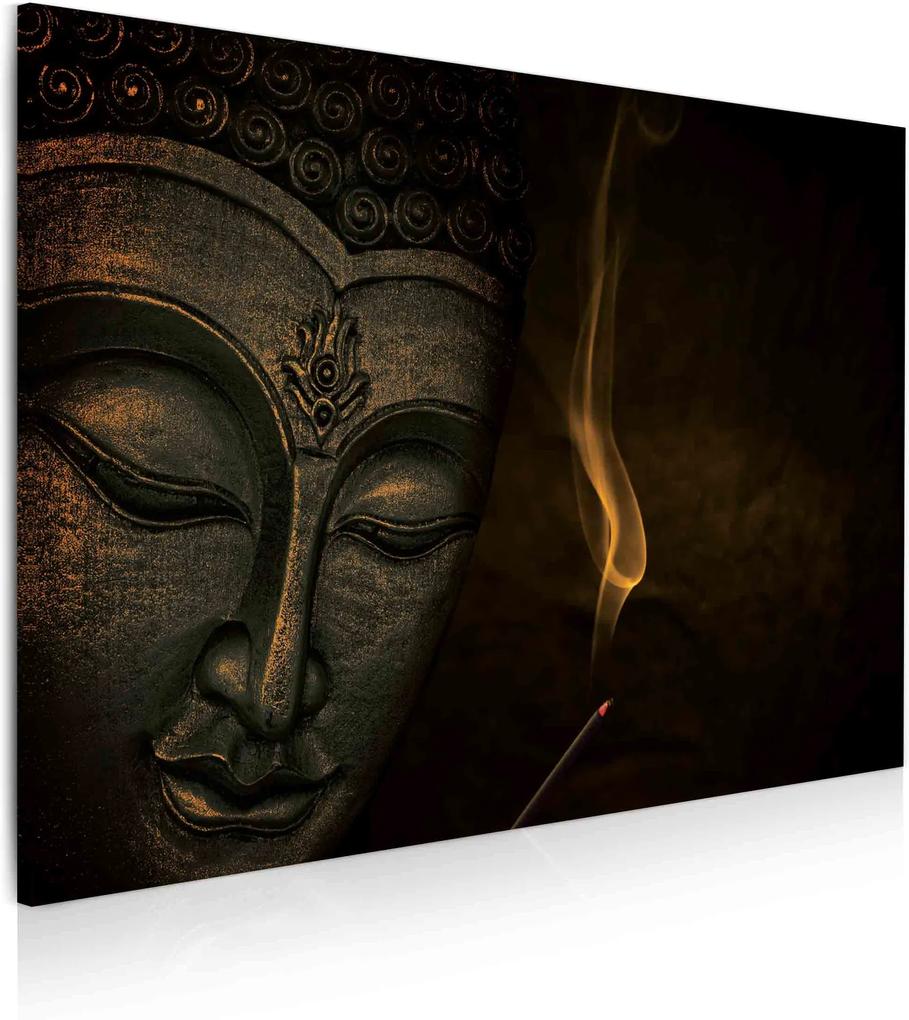 Obraz meditující Buddha Velikost (šířka x výška): 90x60 cm | BIANO