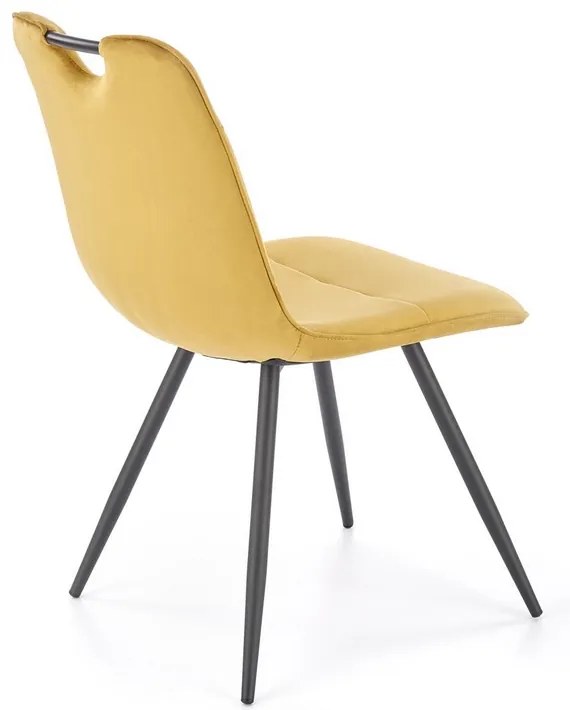 Jídelní židle Olindo, žlutá