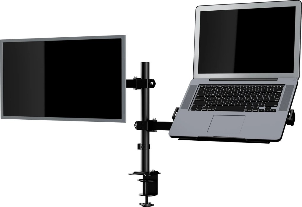 Držák na monitor a notebook 2 v 1 černý: MARK