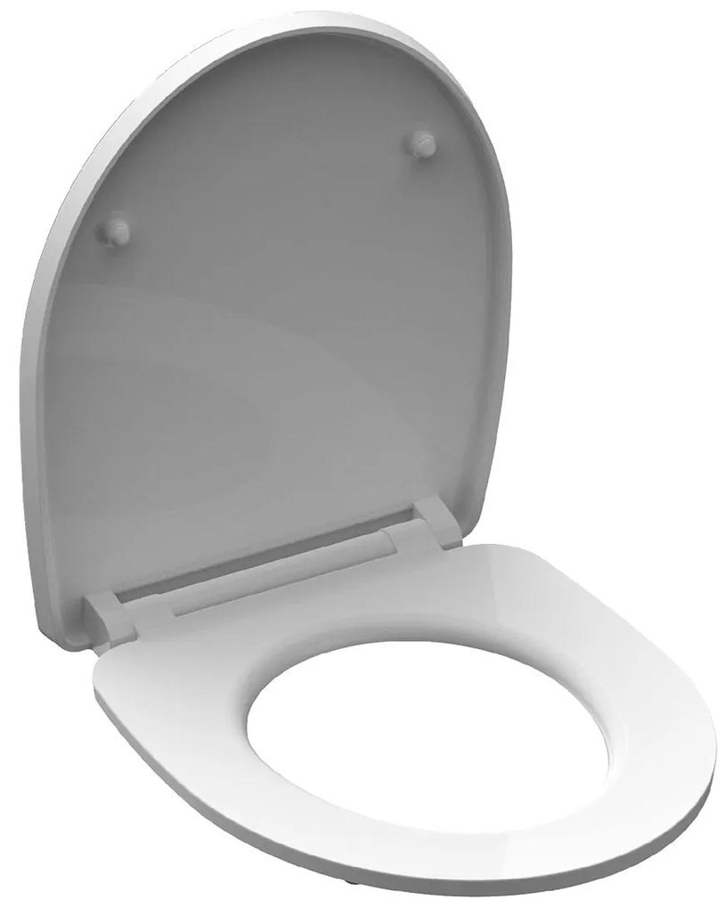 Eisl Sanitär WC prkénko Duroplast Soft Close Round Dips High Gloss 82593