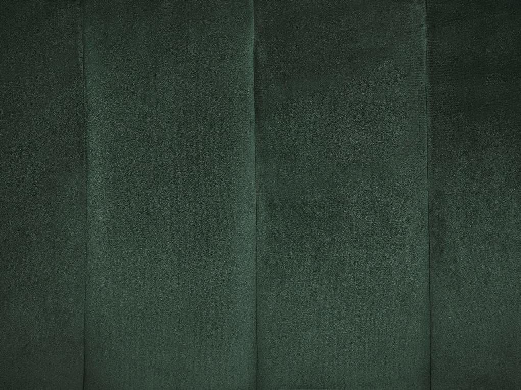 Zelené sametové křeslo LACONIA Beliani