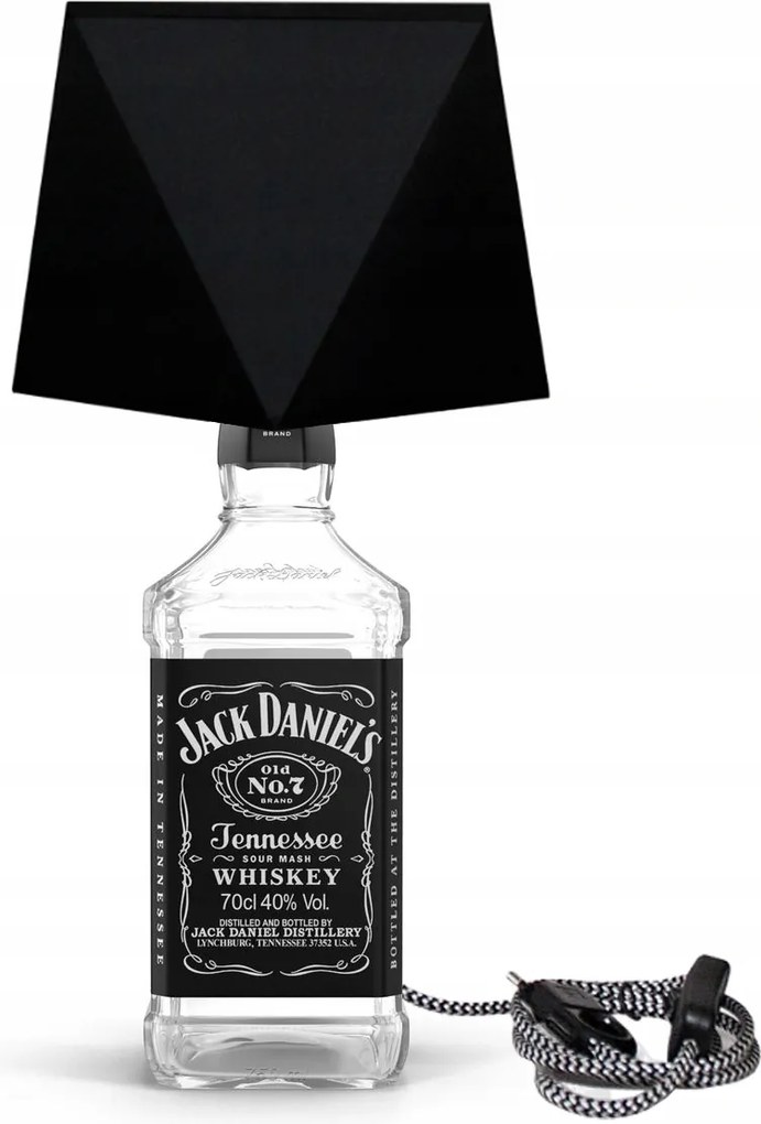 Lampa Stolní Noční Lampa Jack Daniels 0,7 ltr lampy do pokoje
