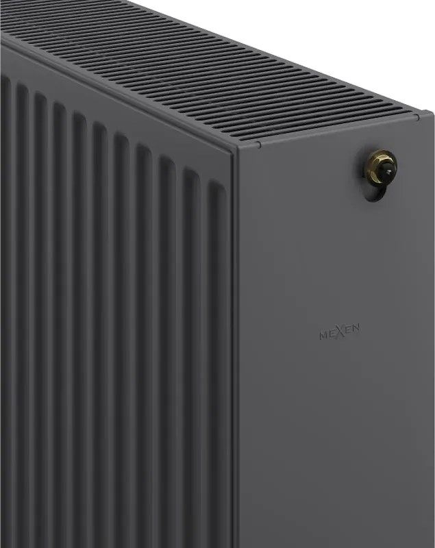 Mexen CC33 deskový radiátor 600 x 1000 mm, spodní středové připojení, 2335 W, antracit - W6C33-060-100-66