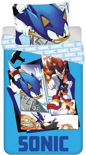 Jerry Fabrics Povlečení Sonic 140x200, 70x90 cm