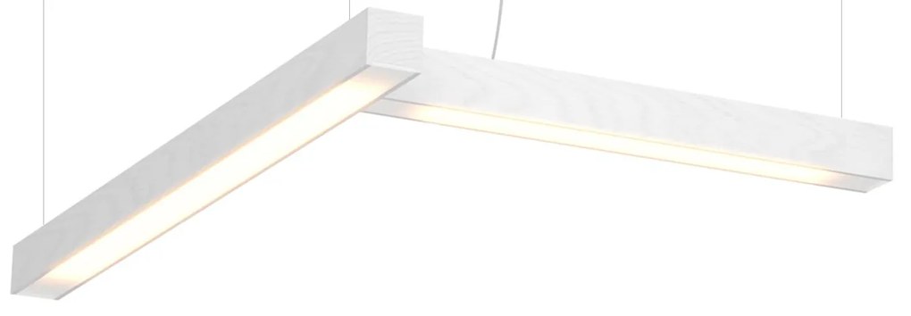 Závěsné světlo LED40 tvar L, více variant - TUNTO Model: dub, bíle mořený