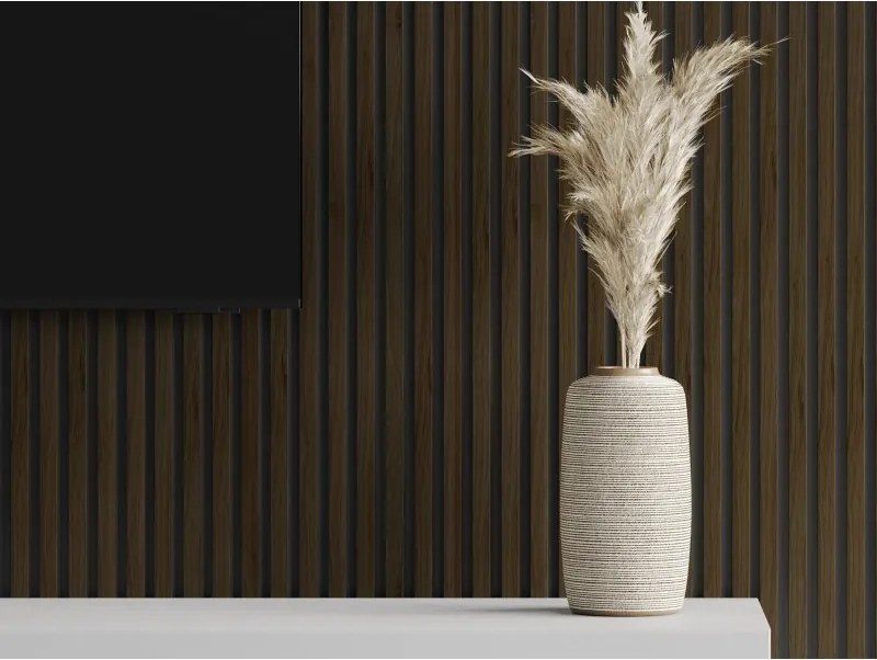Mexen Lam-B, stěnové lamely 275 × 31,5 cm, HDF deska 4 mm, wenge, S100-275317-2812-071