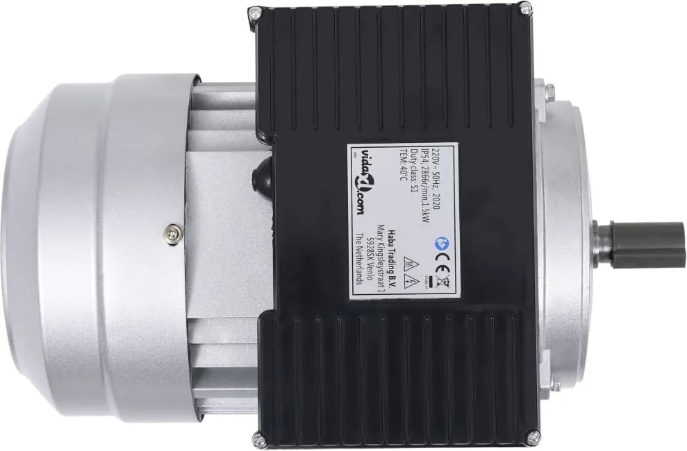 vidaXL 1fázový elektromotor hliník 1,5 kW/2 HP 2 póly 2800 ot./min