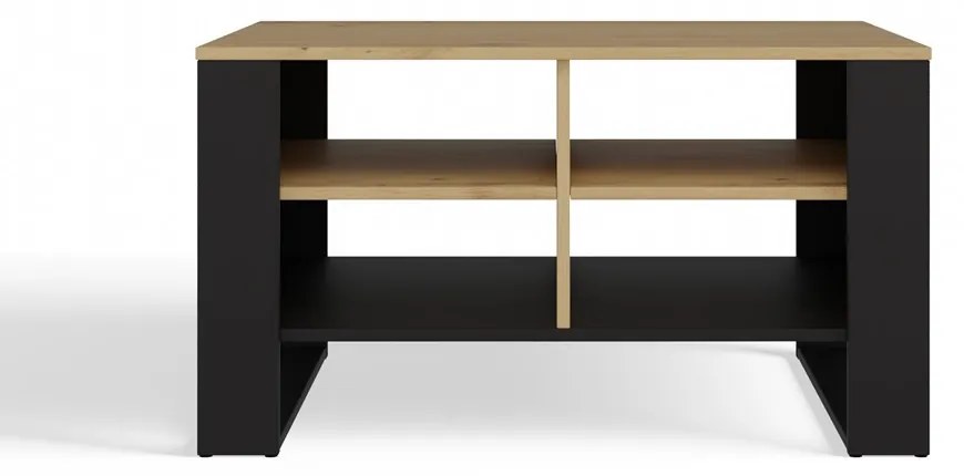 Konferenční stolek MODERN 4P dub artisan + černá