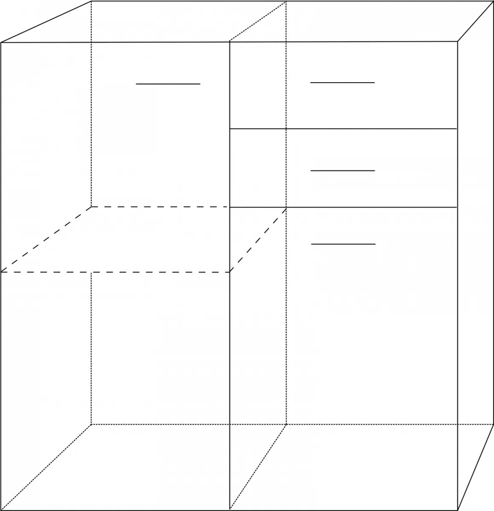 Oblíbená komoda dub sonoma model Ramas