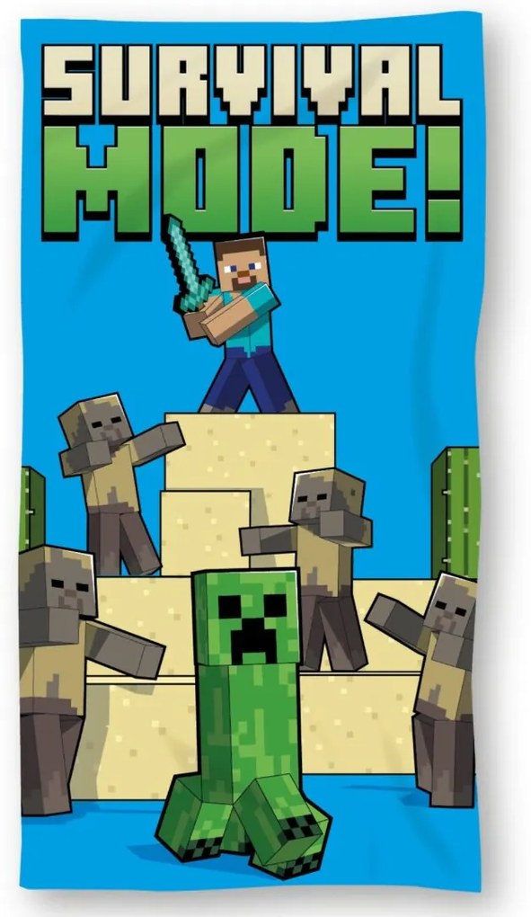 Dětská osuška Minecraft 70x140cm Setino