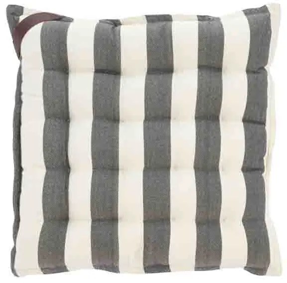 Södahl Sedák na židli 40x40 cm Statement Stripe Ash