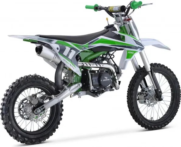 Leramotors Shark 125ccm 4T 17/14 - pitbike, zelená