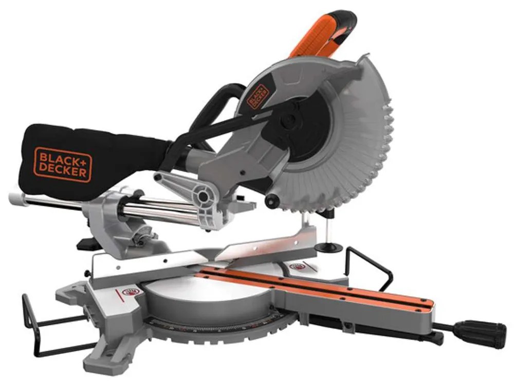 BLACK+DECKER - Elektrická pokosová pila 216 mm, 1600 W, s pojezdem BES700-QS