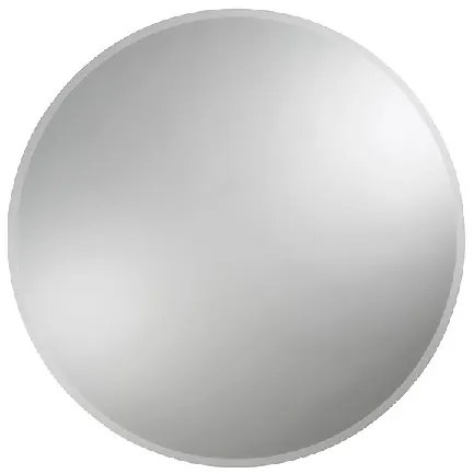 Zrcadlo na zeď dveře chodbu do pokoje ložnice koupelny předsíně kulaté nástěnné závěsnéOPAL kruh Ø 45 cm s fazetou 10 mm 404-500