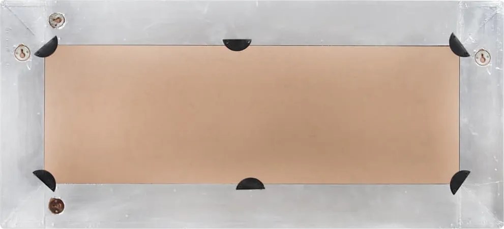 Zrcadlo s kovovým rámem 110 x 50 cm kov 320638