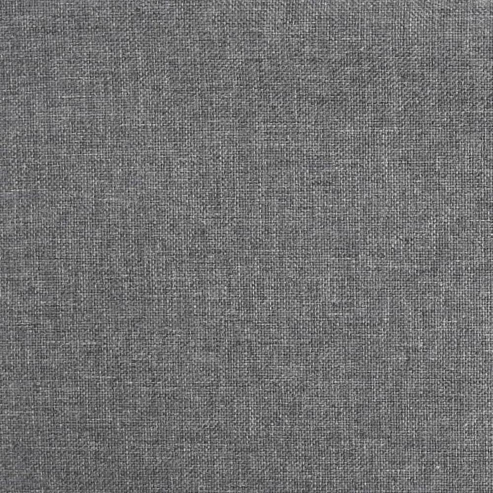Petromila Otočné jídelní židle 6 ks světle šedé textil