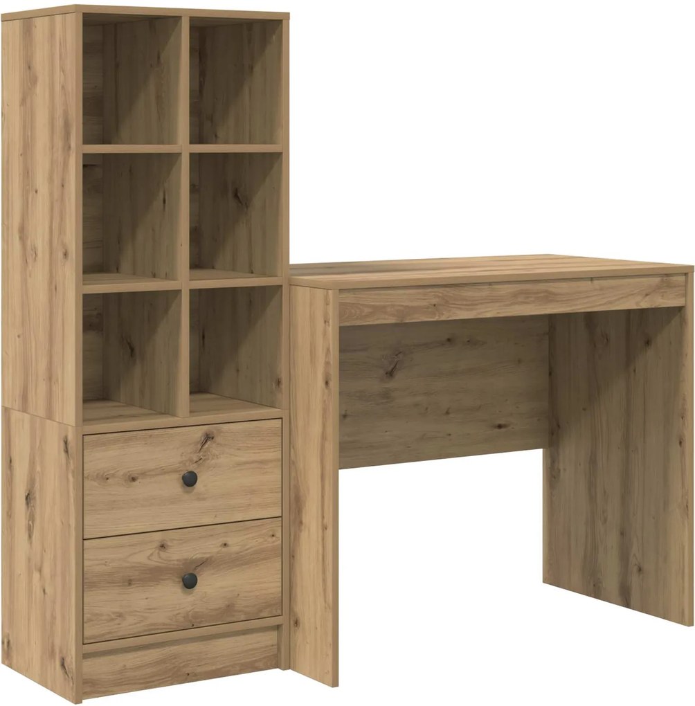 Stůl Artisanový dub 135,5 x 50 x 127 cm 2 ks 3337368