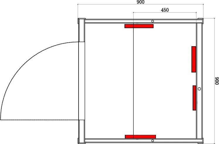 BPS-koupelny Infrasauna Relax  90x90, 1 osoba