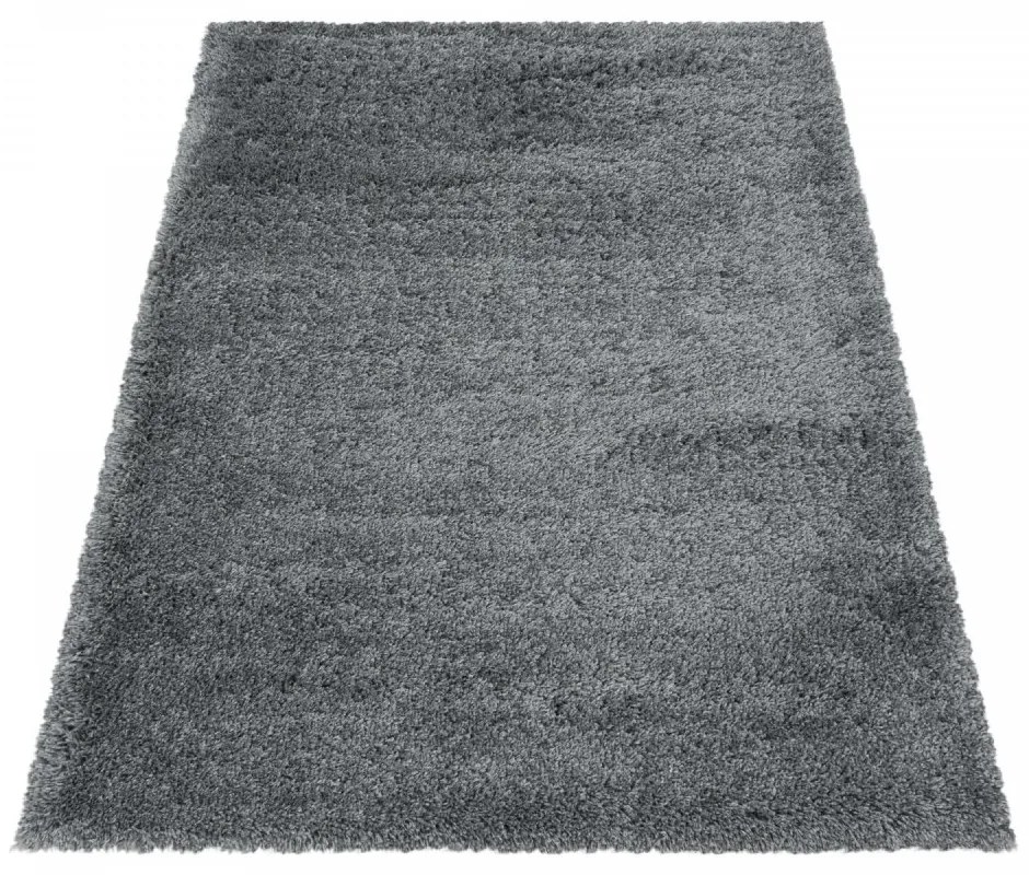 Kusový koberec Fluffy Shaggy 3500 light grey 280x370 cm