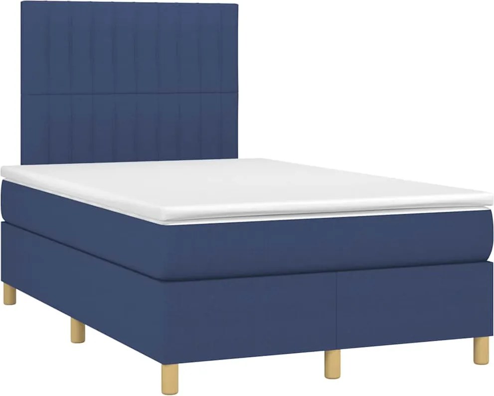 Box spring postel s matrací černá 120x190 cm textil 3269950