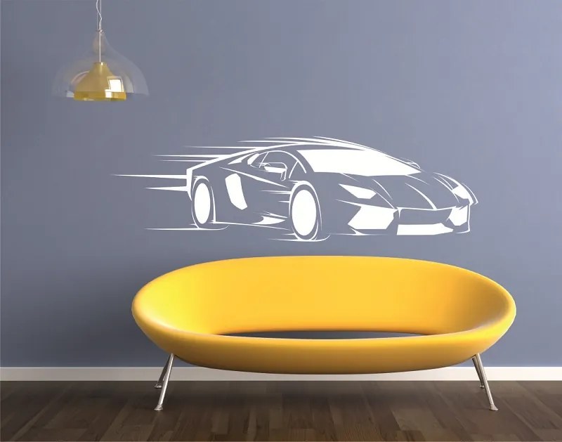 Samolepka na zeď - Lamborghini (120x34 cm) - Sablo.cz