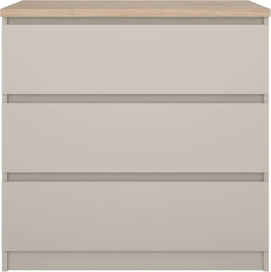 Krémová komoda 77x76x50 cm Naia – Tvilum