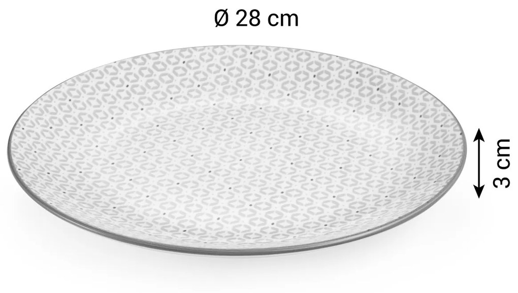 Mělký talíř FRESCO ø 27 cm, Barley