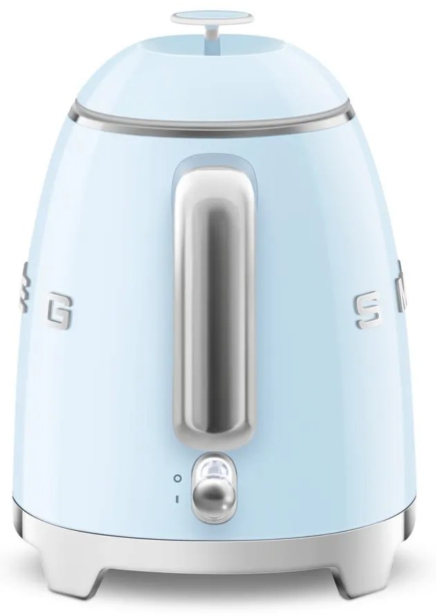 Světle modrá rychlovarná konvice z nerezové oceli 800 ml Retro Style – SMEG