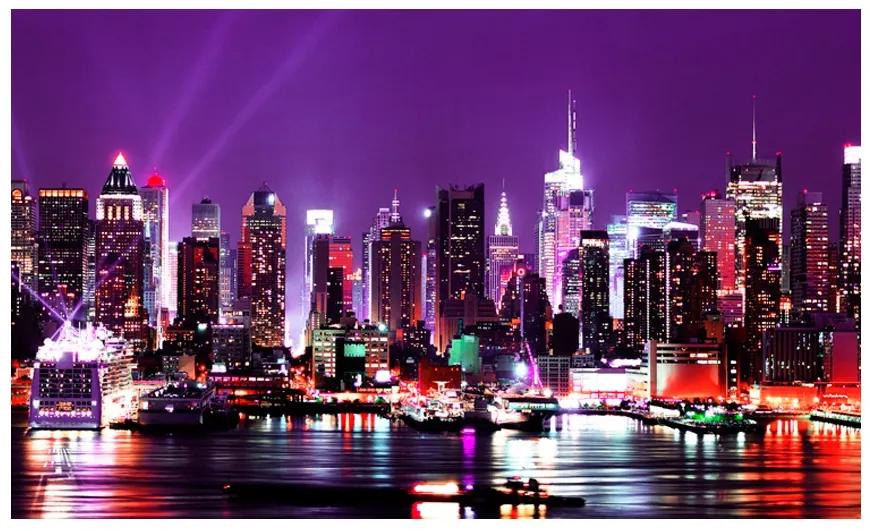 Fototapeta - Duha city lights - New York