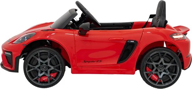 Elektrické autíčko Porsche Spyder RS 718 MP4 červené