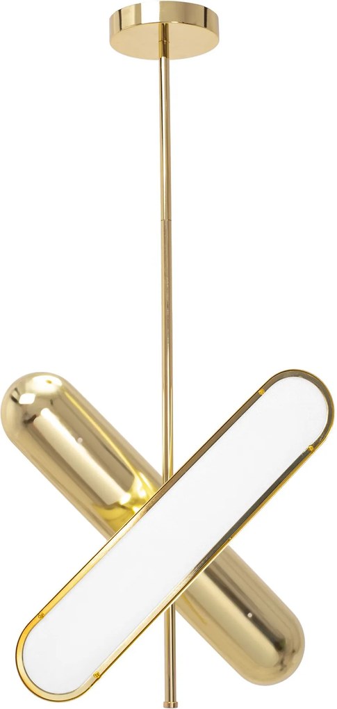 Toolight - LED závěsné svítidlo APP832-CP, zlatá, OSW-01049