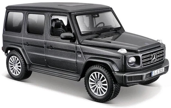 Kovový model maisto 2019 mercedes-benz g-class, metal šedá