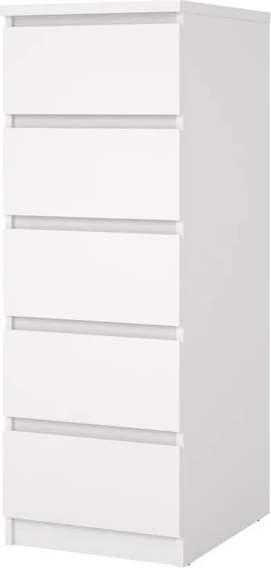 Komoda Simplicity 40 x 50 x 111,5 cm, bílá