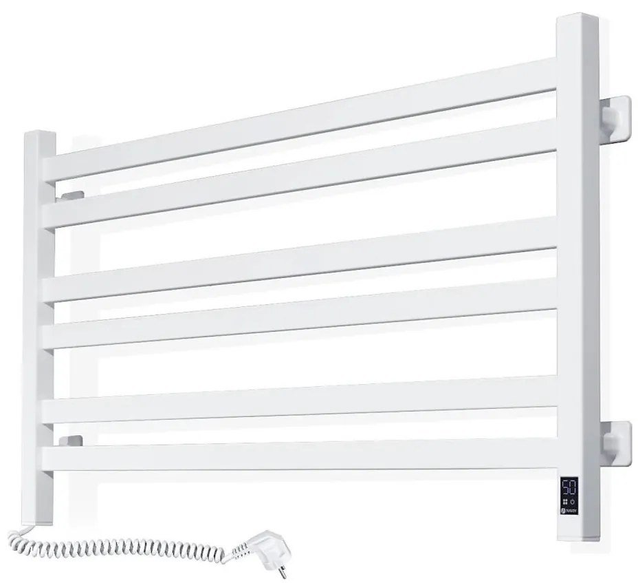 Navin Koupelnový žebříkový radiátor s term. AVANGARD 300W/230V 50,6 cm IP44 bílá levá 12-128153-9050
