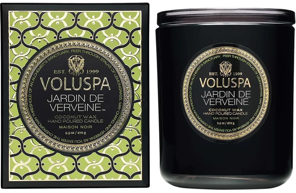 Voluspa – vonná svíčka Jardin de Verveine (Verbenová zahrada), 270 g