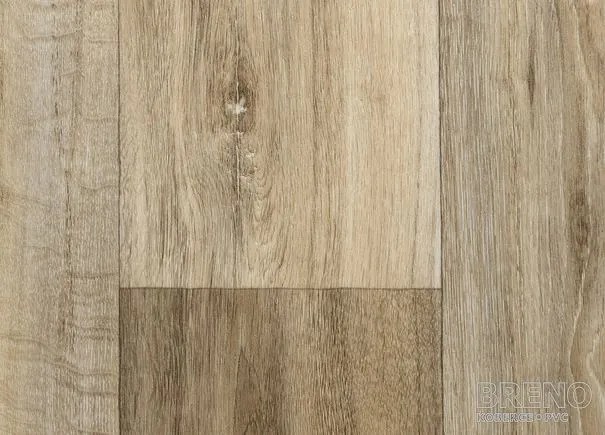 Breno PVC PURETEX Lime Oak 169M – tmavší dřevo, šíře 300 cm