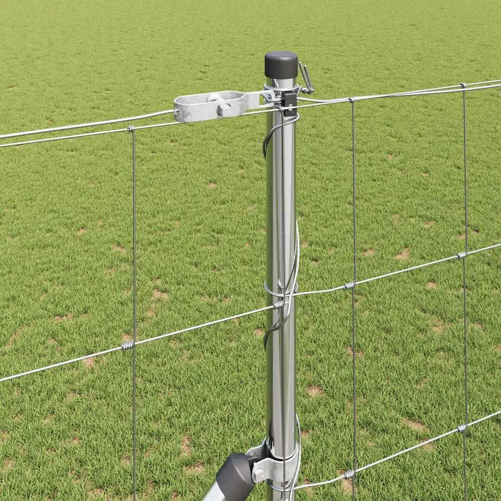 Svařované drátěné ploty s hroty 25 x 1,5 m Pozinkovaná ocel 3351435