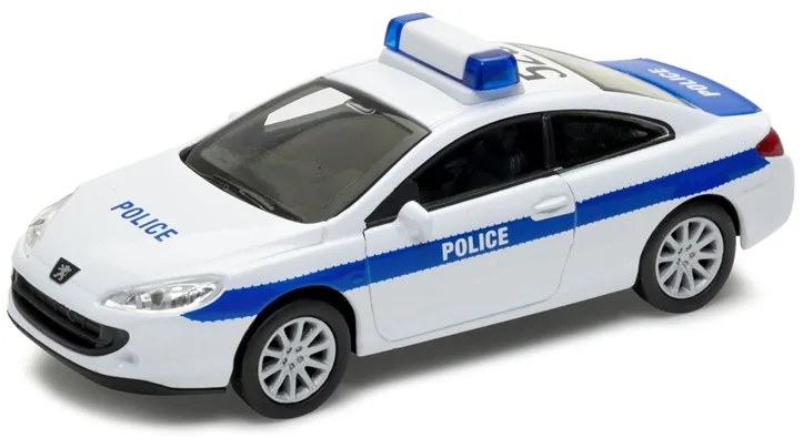 Welly Peugeot Coupe 407 POLICE 1:34