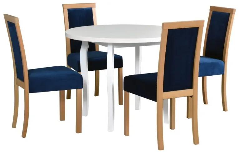 Drewmix jídelní židle ROMA 3 dřevo: černá, potahový materiál: látka s doplatkem