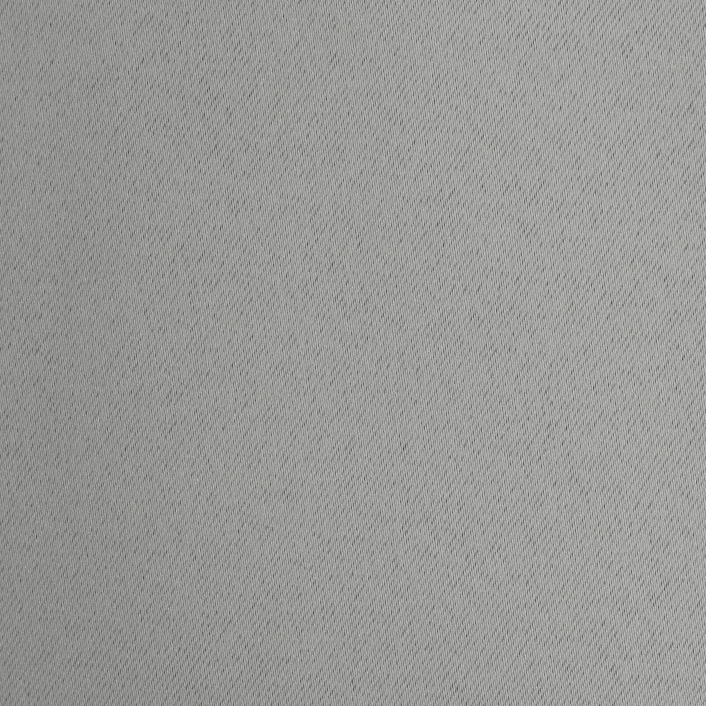 ZÁVĚS NA KOUŽKÁCH NERISA 140X250 CM STŘÍBRNÁ