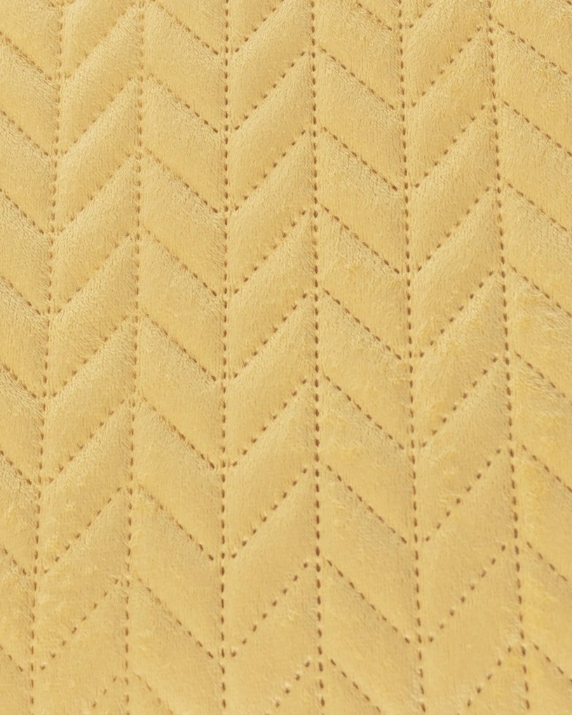 Sametový přehoz Silky Touch 220x240cm yellow