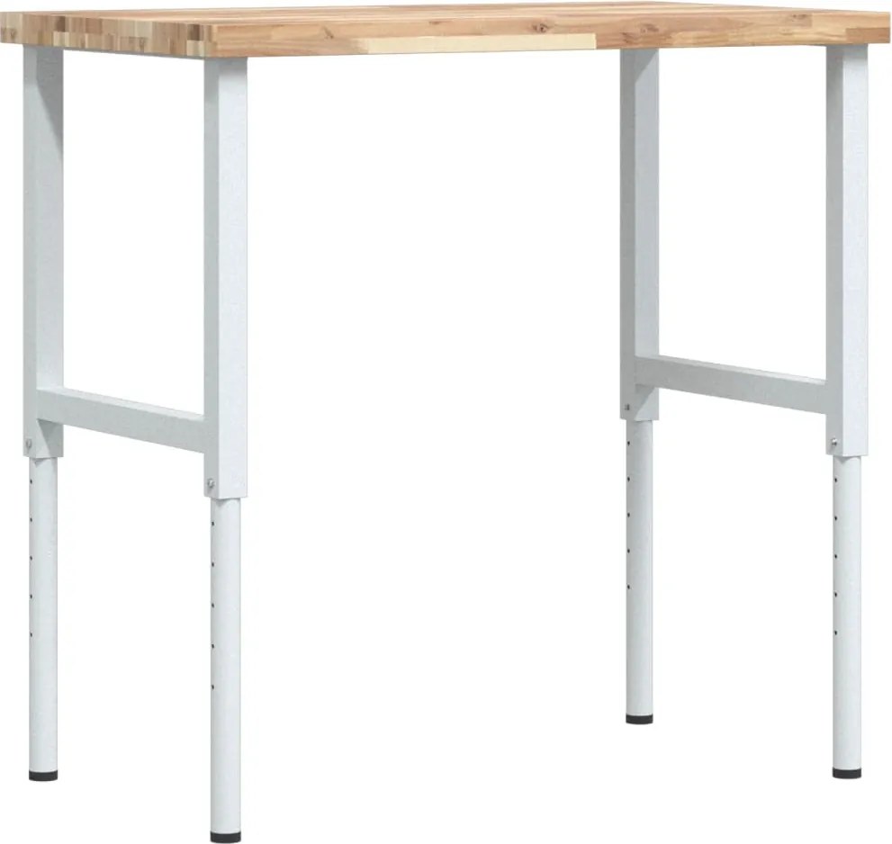 Pracovní stůl 100x60x(73–99,5) cm masivní akácie obdélníkový 3309713