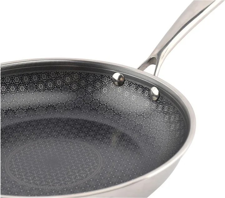Nerezová pánev s nepřilnavým povrchem ø 25,5 cm Fusion – BonBistro