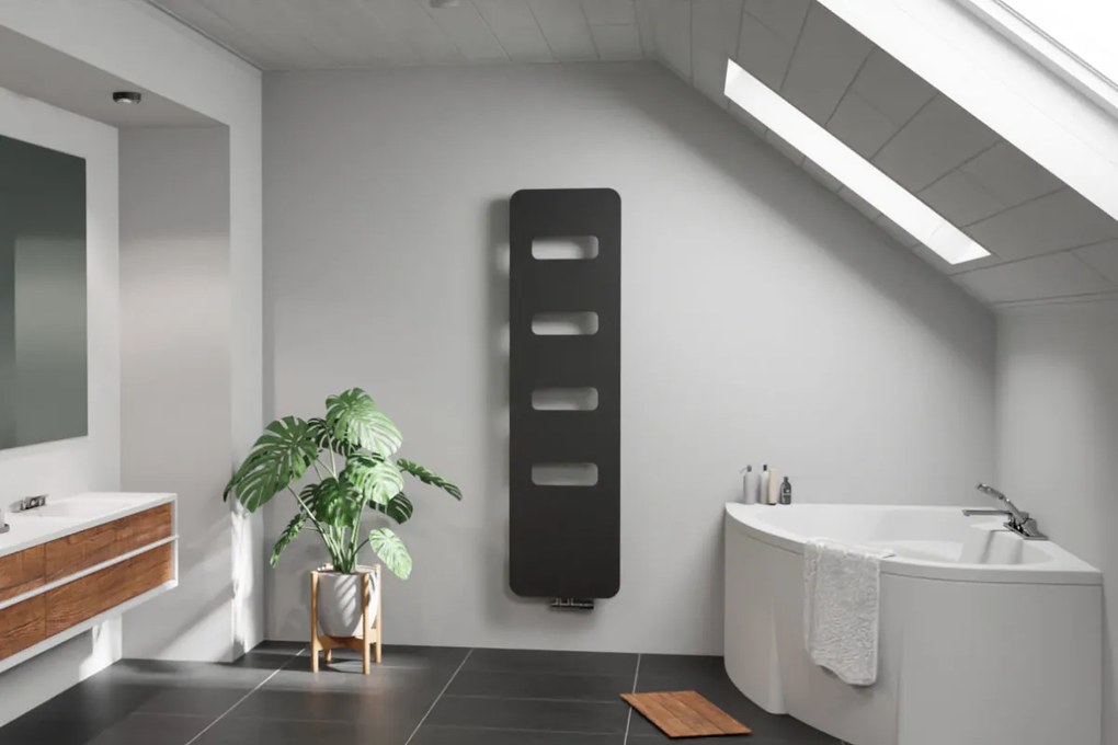 Isan Ori Open 1490 x 490 mm koupelnový radiátor bílý