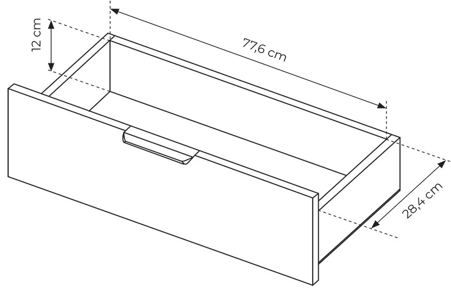 TALLY a | komoda 138 | 137,3 cm | artisan/antracit