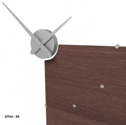 Designové hodiny 10-130n natur CalleaDesign Oscar 66cm (více variant dýhy) Dýha zebrano - 87