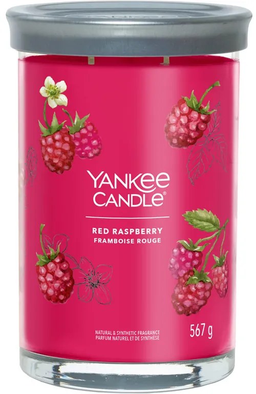 Yankee Candle – Signature Tumbler svíčka Red Raspberry (Červená malina) Velikost: velká 567 g